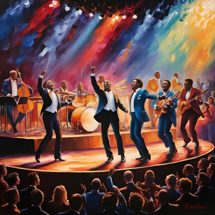 Musical Performance Painting Art Template | PosterMyWall