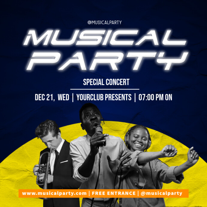 MUSICAL TEMPLATE.KC | PosterMyWall