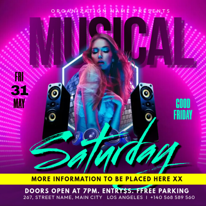 musical.a Template | PosterMyWall