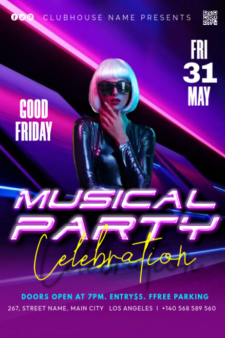 musical.a Template | PosterMyWall