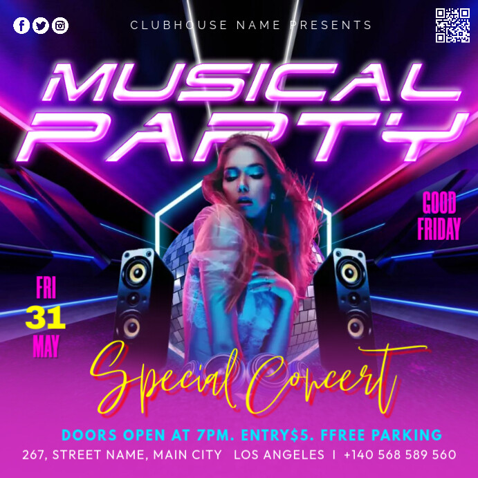 musical.a Template | PosterMyWall