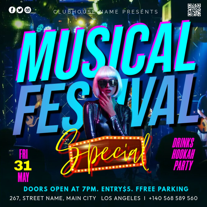 musical.a Template | PosterMyWall