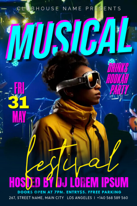 musicalfestival.a Template | PosterMyWall
