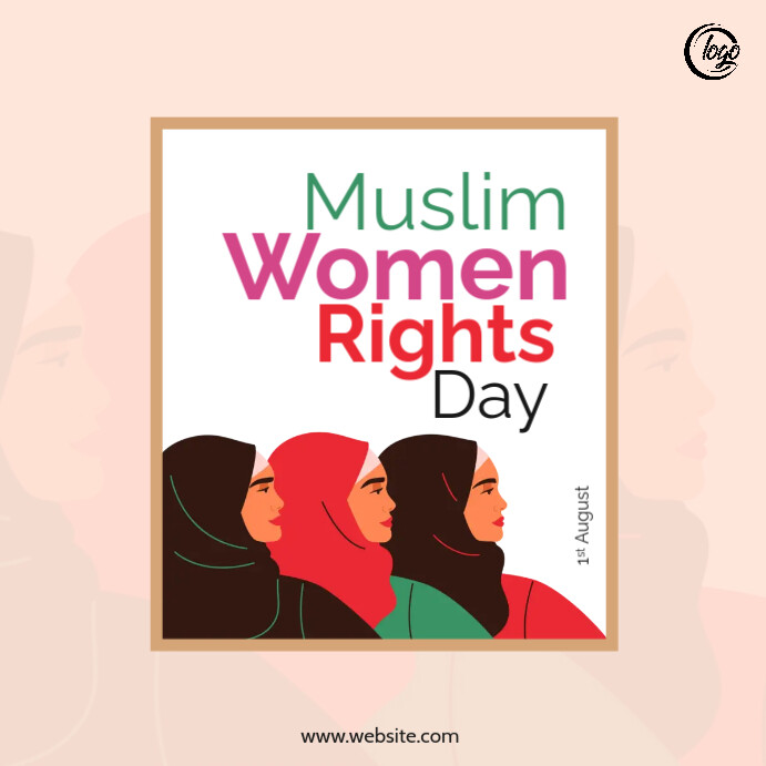 Muslim Women Rights Day Template | PosterMyWall