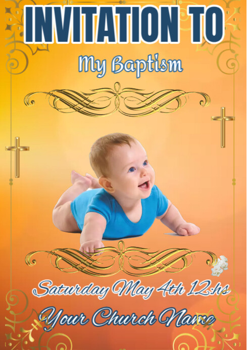 My Baptism Template | PosterMyWall