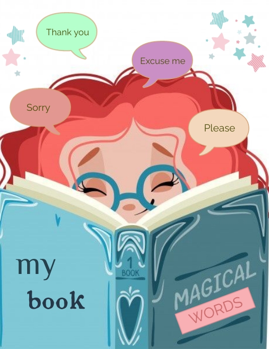 Copy of My book my magical words | PosterMyWall