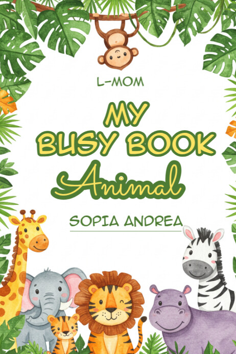 My Busy Book Template | PosterMyWall