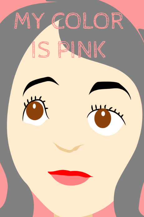 My Color Is Pink Template | PosterMyWall