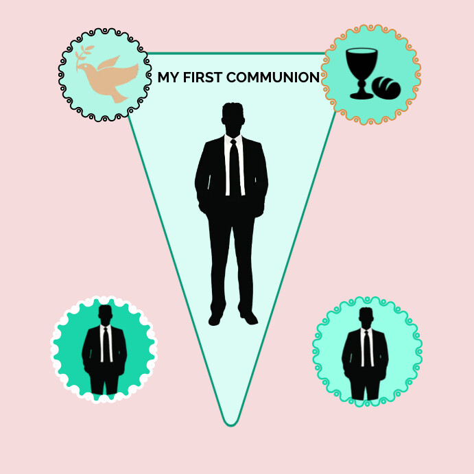 MY FIRST COMMUNION Template | PosterMyWall