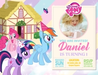 My Little Pony Template | PosterMyWall