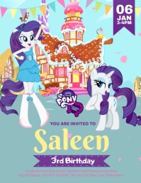 My Little Pony Template | PosterMyWall