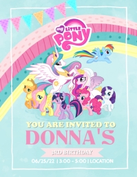 My Little Pony Template | PosterMyWall