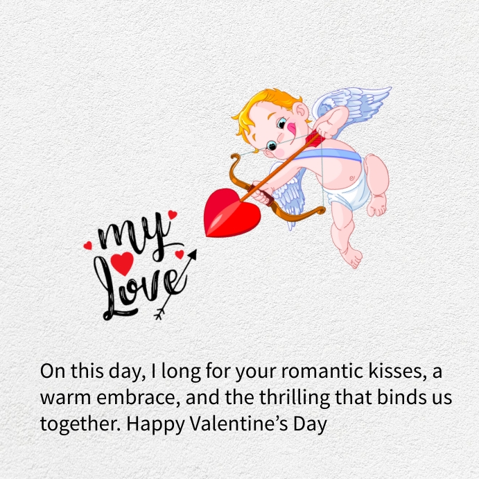 Plantilla de my love | PosterMyWall