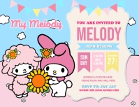 My Melody Template | PosterMyWall