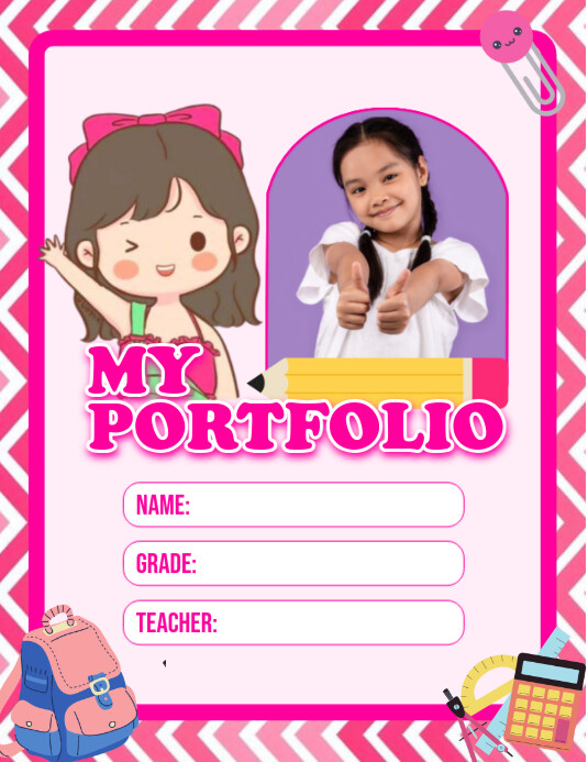 Copy of My Portfolio Cover Template | PosterMyWall