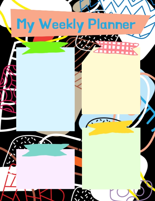 My Weekly Planner Template | PosterMyWall