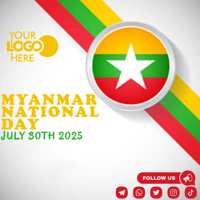 Myanmar national day Template | PosterMyWall