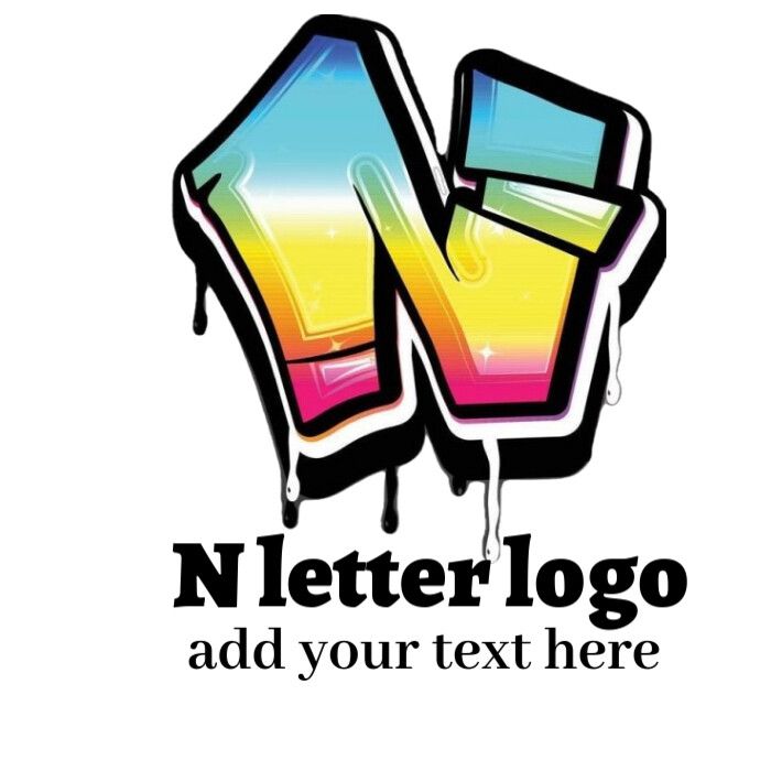 n letter logo Template | PosterMyWall