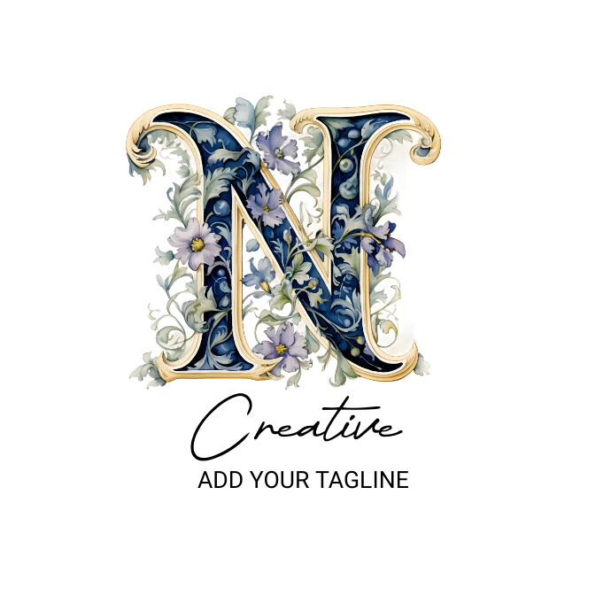 N letter logo Template | PosterMyWall