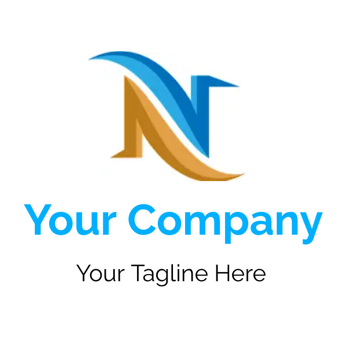 N logo Template | PosterMyWall