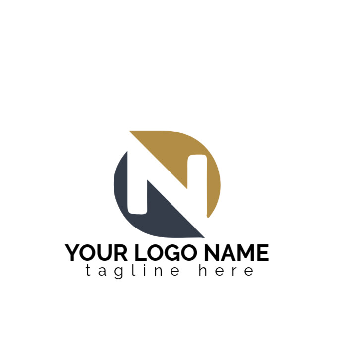 Plantilla de Tipo de Logotipo de Búsqueda N | PosterMyWall