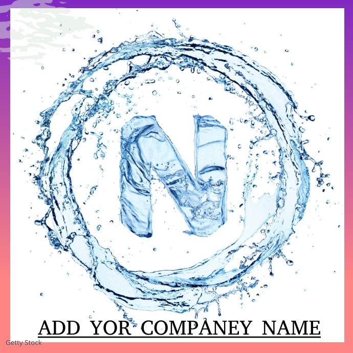 Copy of N water name logoes | PosterMyWall