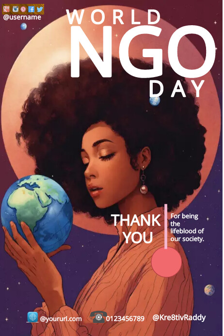 N.G.O. Day Template | PosterMyWall