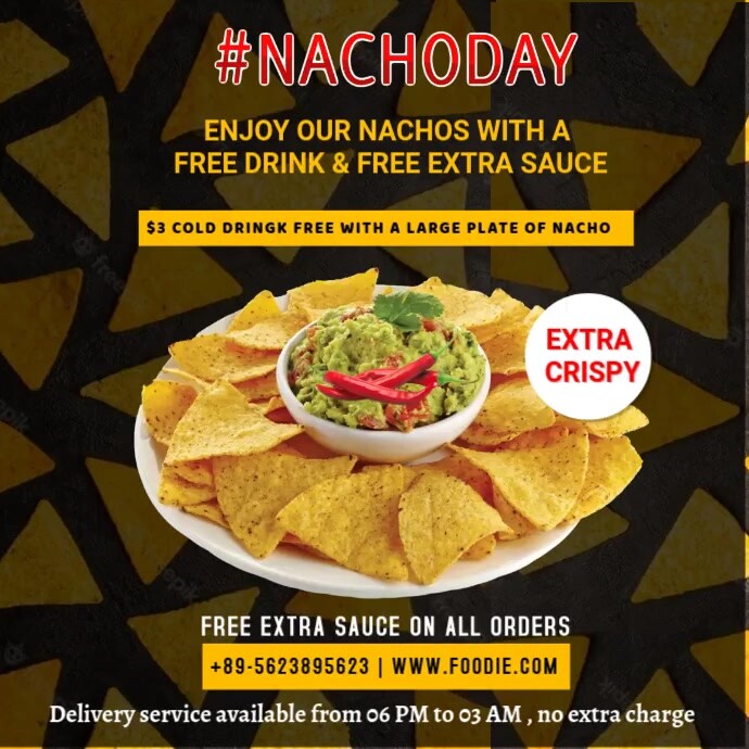 NACHO Template | PosterMyWall