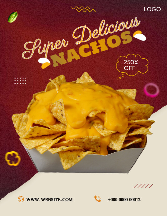 Nachos Ads Template | PosterMyWall
