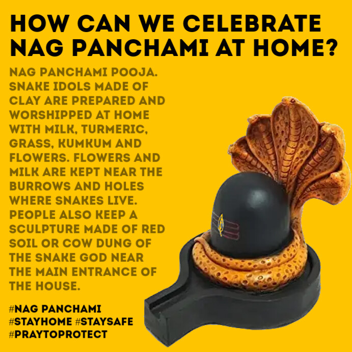 Nag Panchami Pooja at Home Template | PosterMyWall