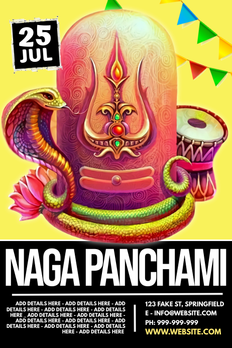 Naga Panchami Poster Template | PosterMyWall