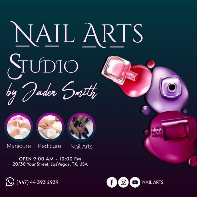 Nail Arts Template | PosterMyWall