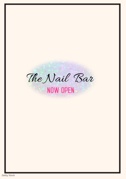 Nail Bar Poster Template | PosterMyWall