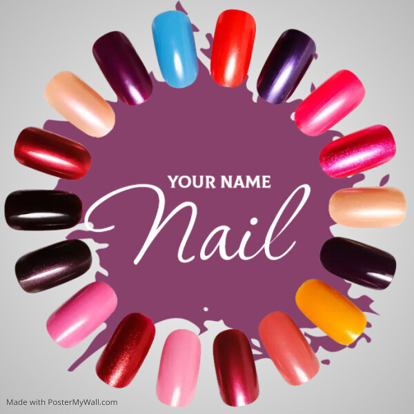 Plantilla de Nail Tech Logo flyer template | PosterMyWall