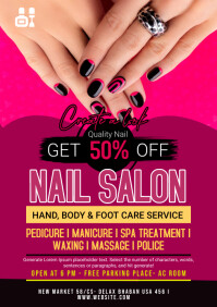 Nail Salon Flyer Template | PosterMyWall
