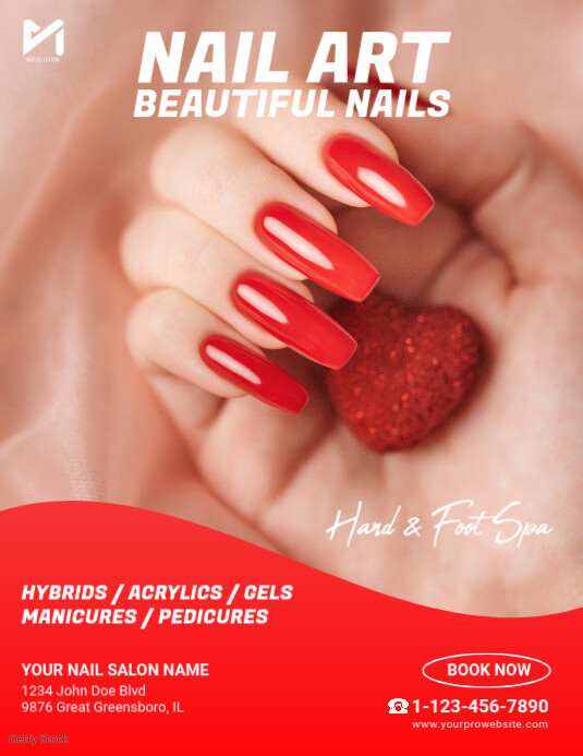 Nail Salon Flyer Template | PosterMyWall