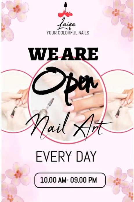 Nail Salon Poster Template | PosterMyWall