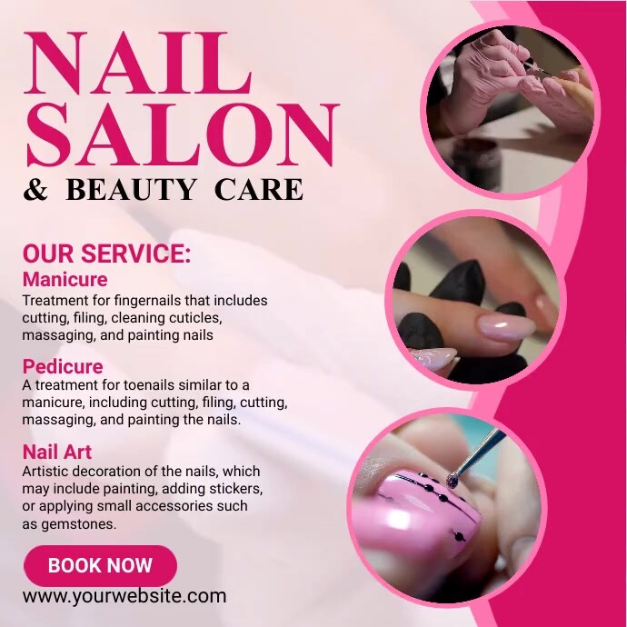 Nail Salon Template Ads | PosterMyWall