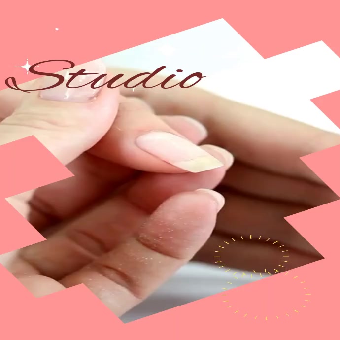 Nail studio illustration with video Template | PosterMyWall