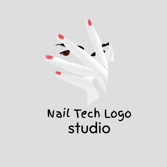 Nail Tech Logo design template | PosterMyWall