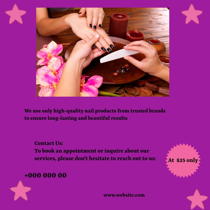 Copy of Nail tech logo template | PosterMyWall