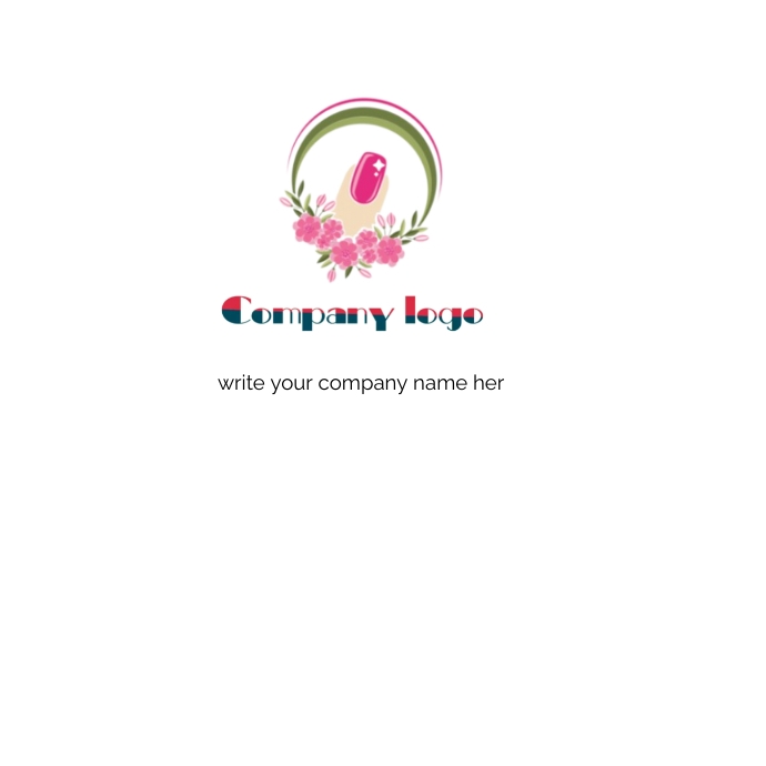 Nails company logo design (1) Template | PosterMyWall