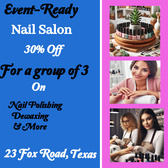 Nails Template | PosterMyWall