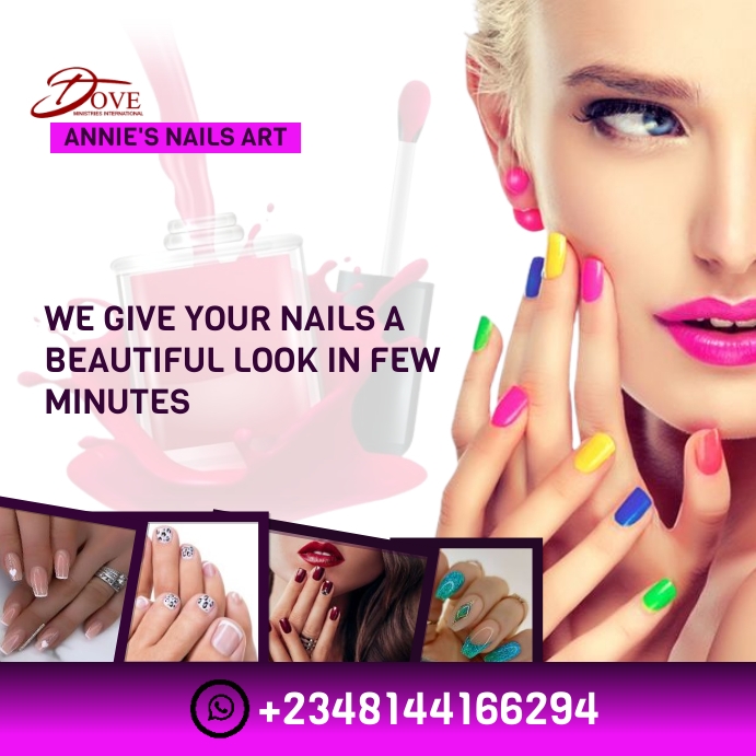 NAILS TECH Template | PosterMyWall