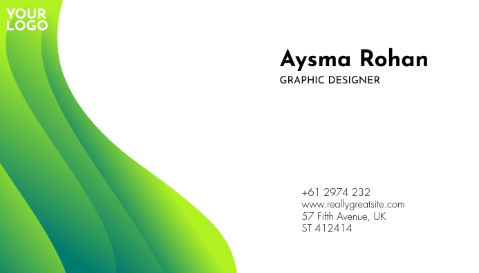 Name Card Template | PosterMyWall