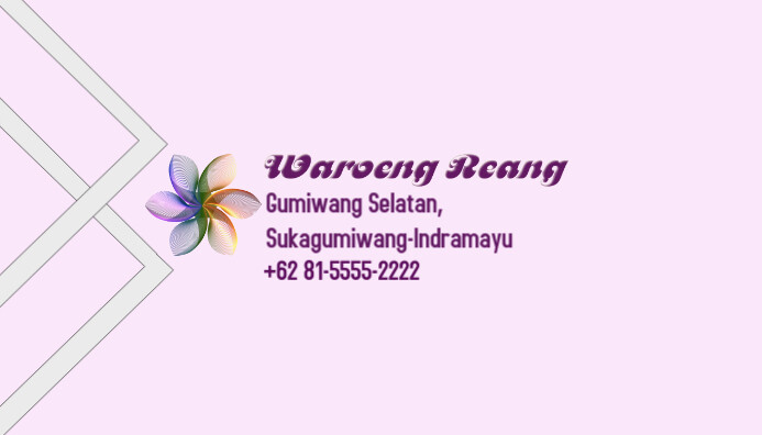 Name Card Purple Template | PosterMyWall