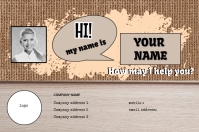 Name label template | PosterMyWall