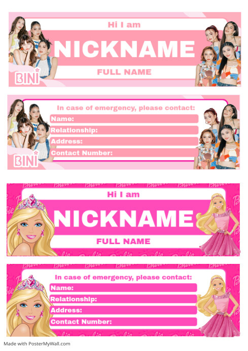 name tag 2025 designs Template | PosterMyWall