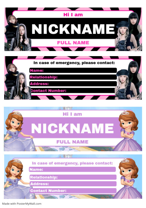 Copy of name tag 2025 designs | PosterMyWall