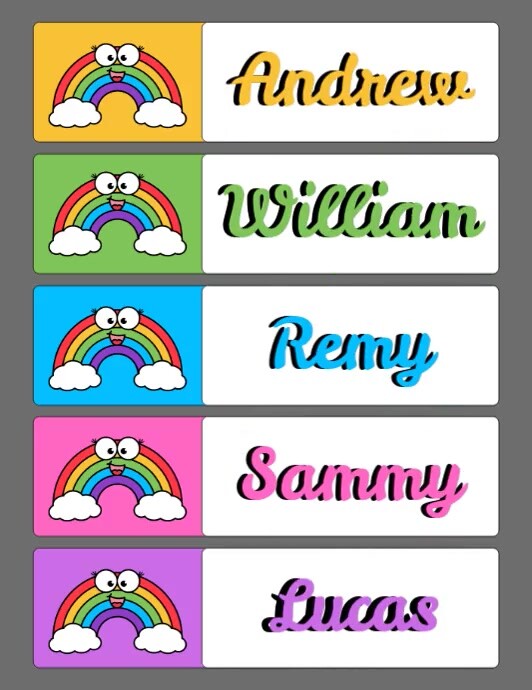 Copy of Name Tag Ads | PosterMyWall